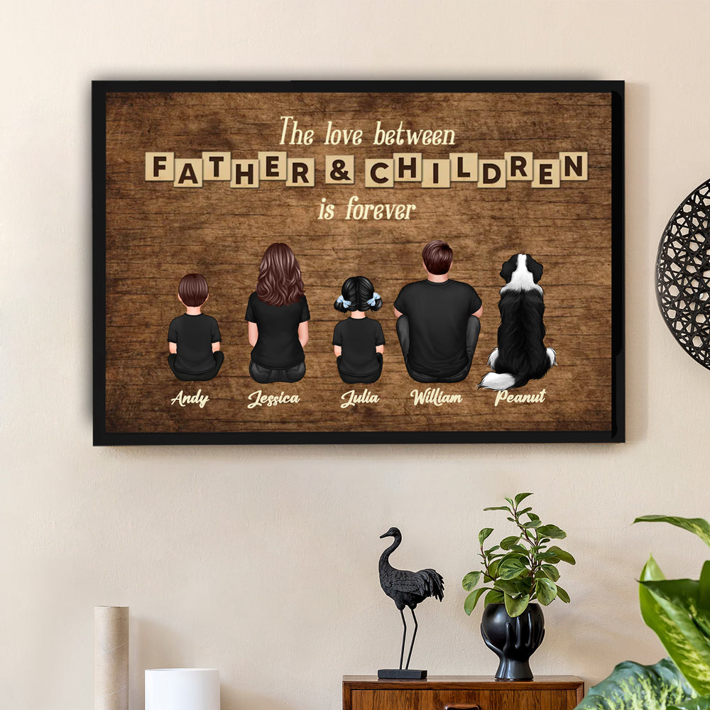 Custom Family Portrait Poster – Celebrating the Endless Bond Between D ...