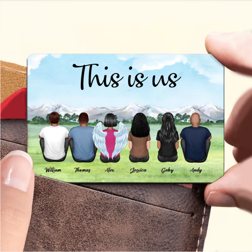 Personalized Brothers & Sisters Forever Wallet Card, Keychain, Poster ...