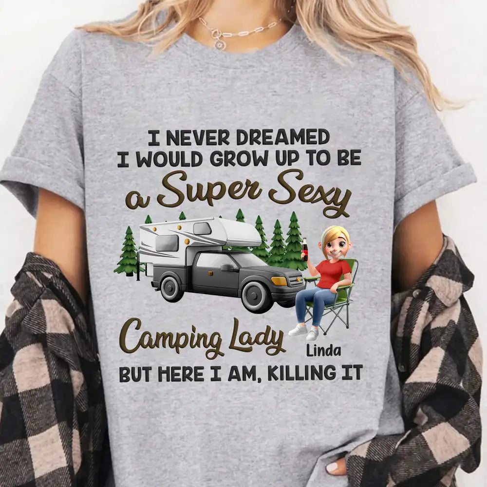 Women's Personalized Classic Tee for RV Camping Life – DoyoBest