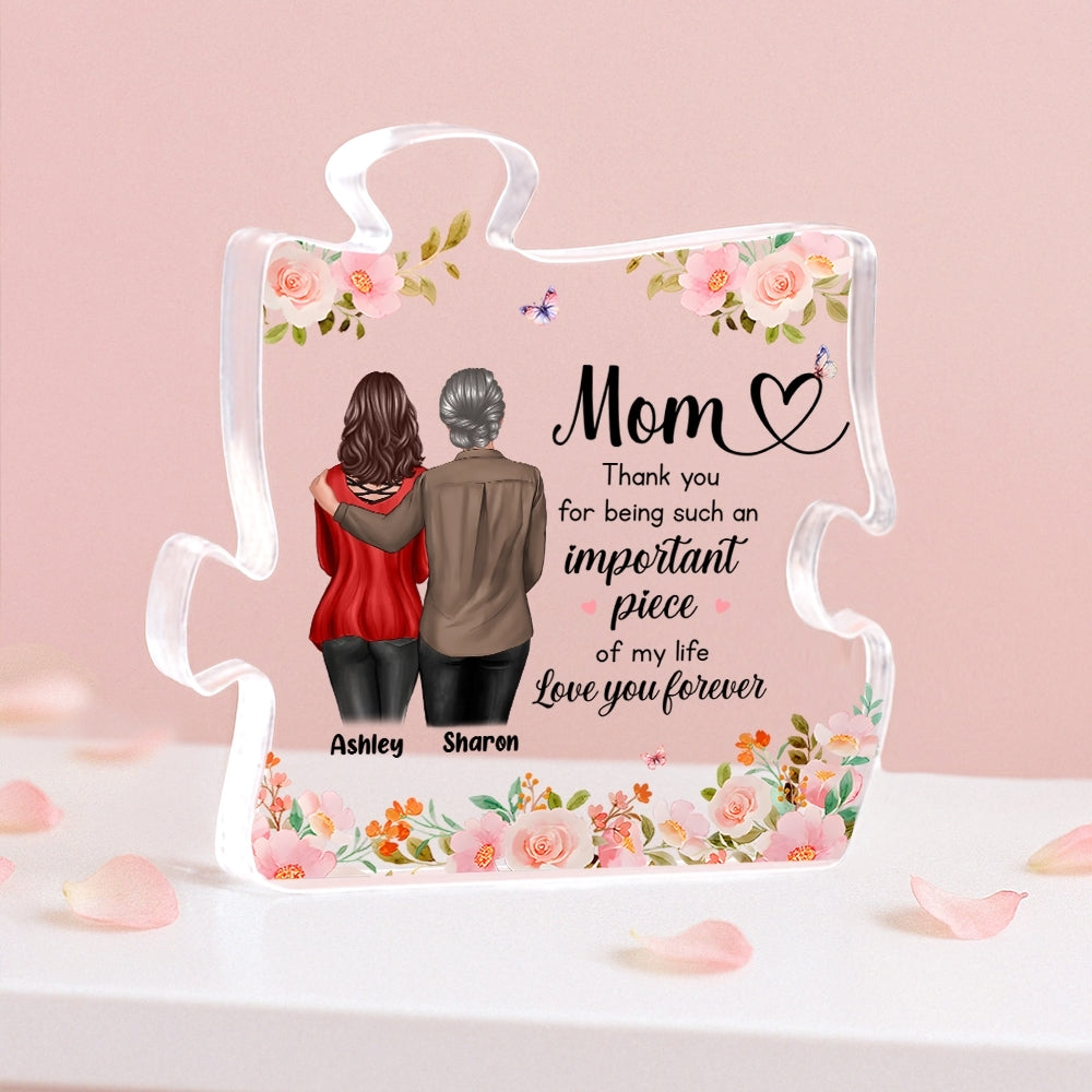 Mother's Day Acrylic Block Gift – Personalized Design for Mom – DoyoBest