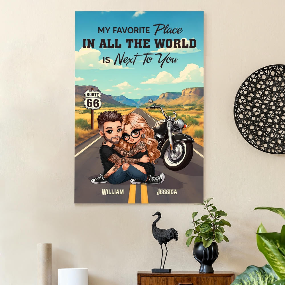 My Favorite Place Is Next To You – Personalized Poster Or Canvas For C ...