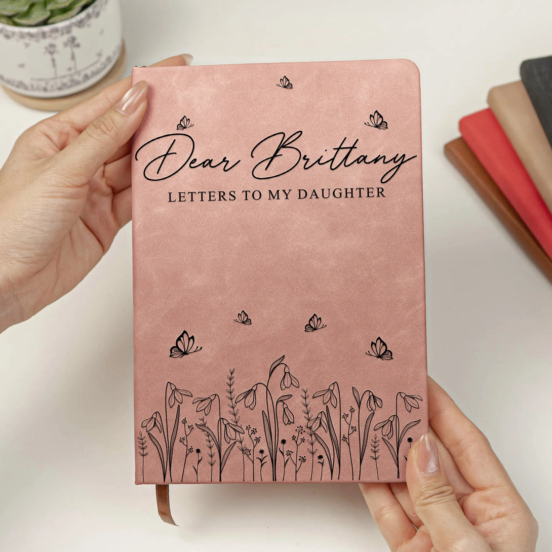 Pink Leather Journal Memory Keepsake For Daughter, Sister, Mom Or Frie ...