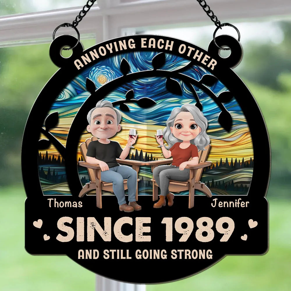 Annoying Each Other Since ... – Personalized Wood & Acrylic Layered Or ...