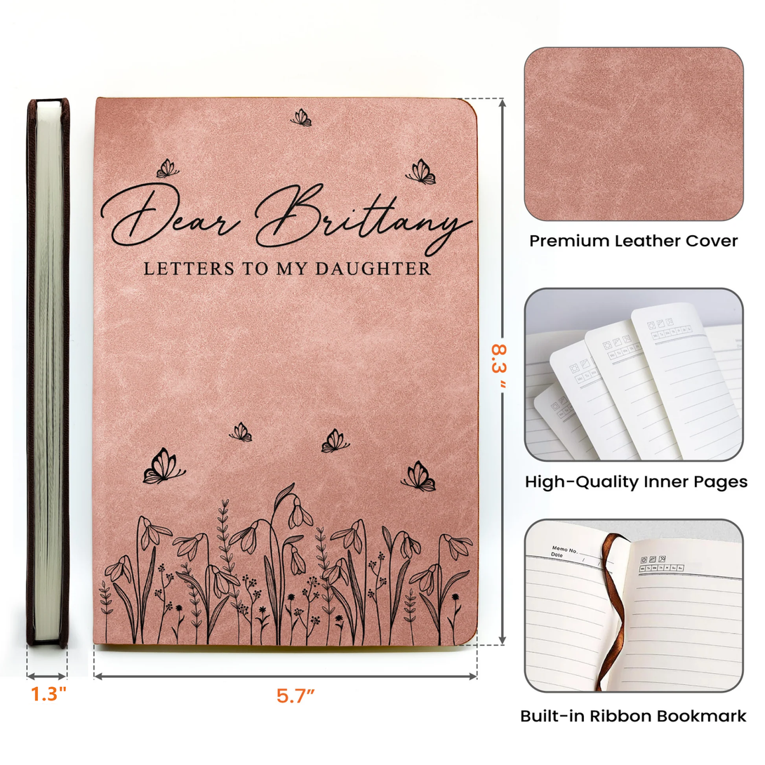 Pink Leather Journal Memory Keepsake For Daughter, Sister, Mom Or Frie ...