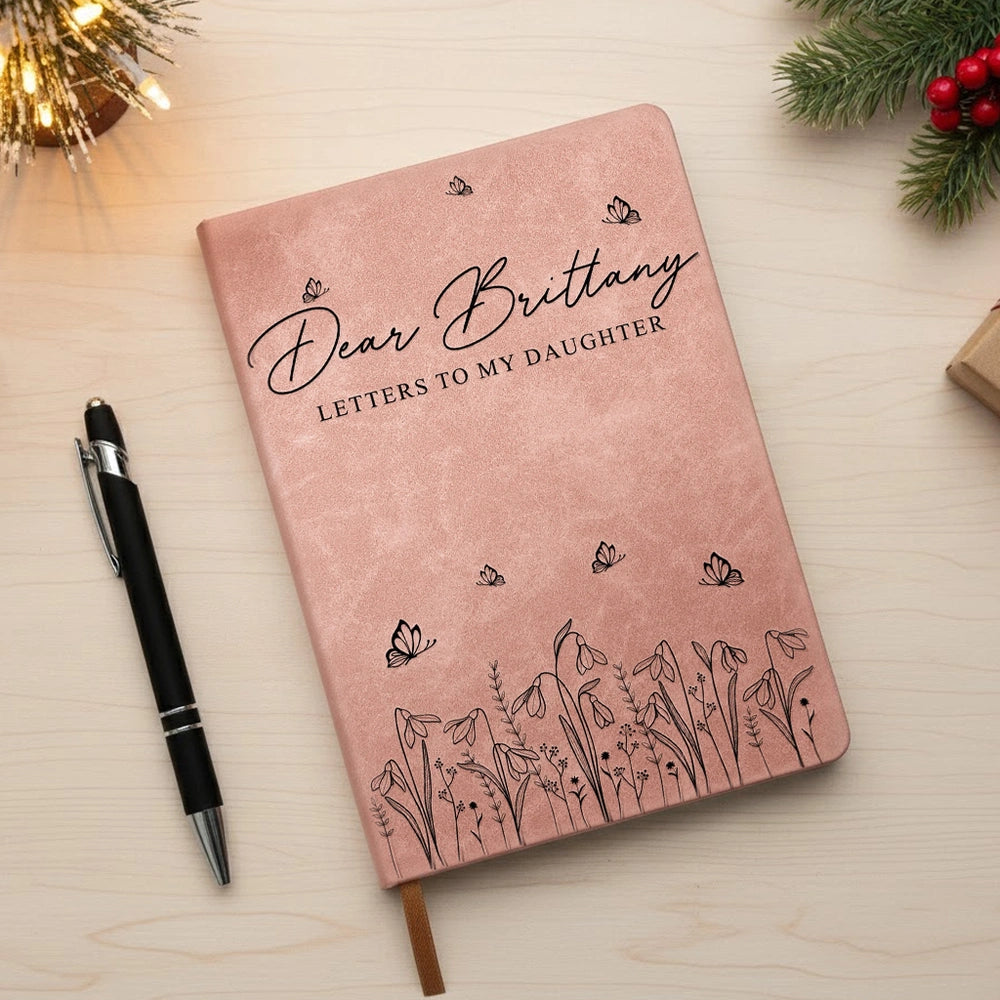 Pink Leather Journal Memory Keepsake For Daughter, Sister, Mom Or Frie ...