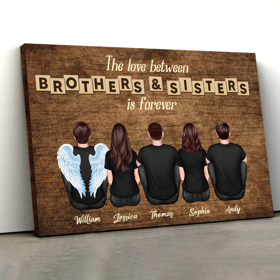 The Love Between Brothers and Sisters – Customizable Poster for Siblin ...
