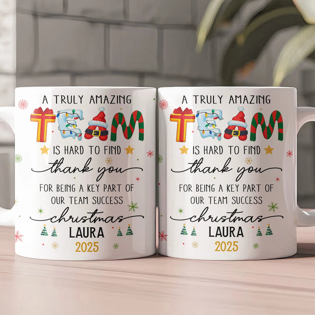 Personalized White Ceramic Mug For Coworker Appreciation – A Truly Ama ...