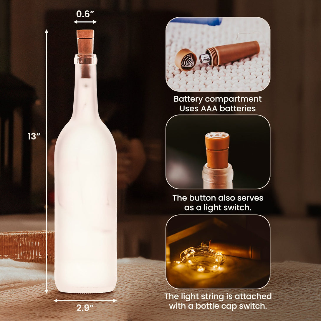 Bottle Lamp Romantic Back-Hug Couple City Sketch with Warm Glow, Perso ...
